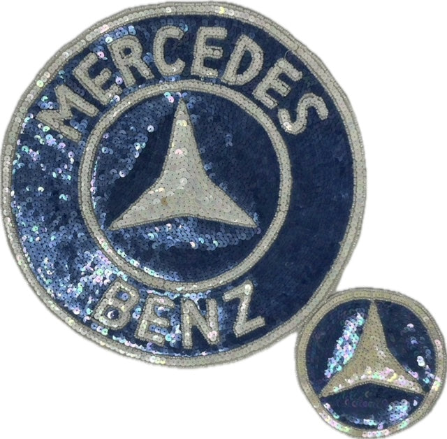 Mercedes sequence patch, 10" across — ZipUpZipper