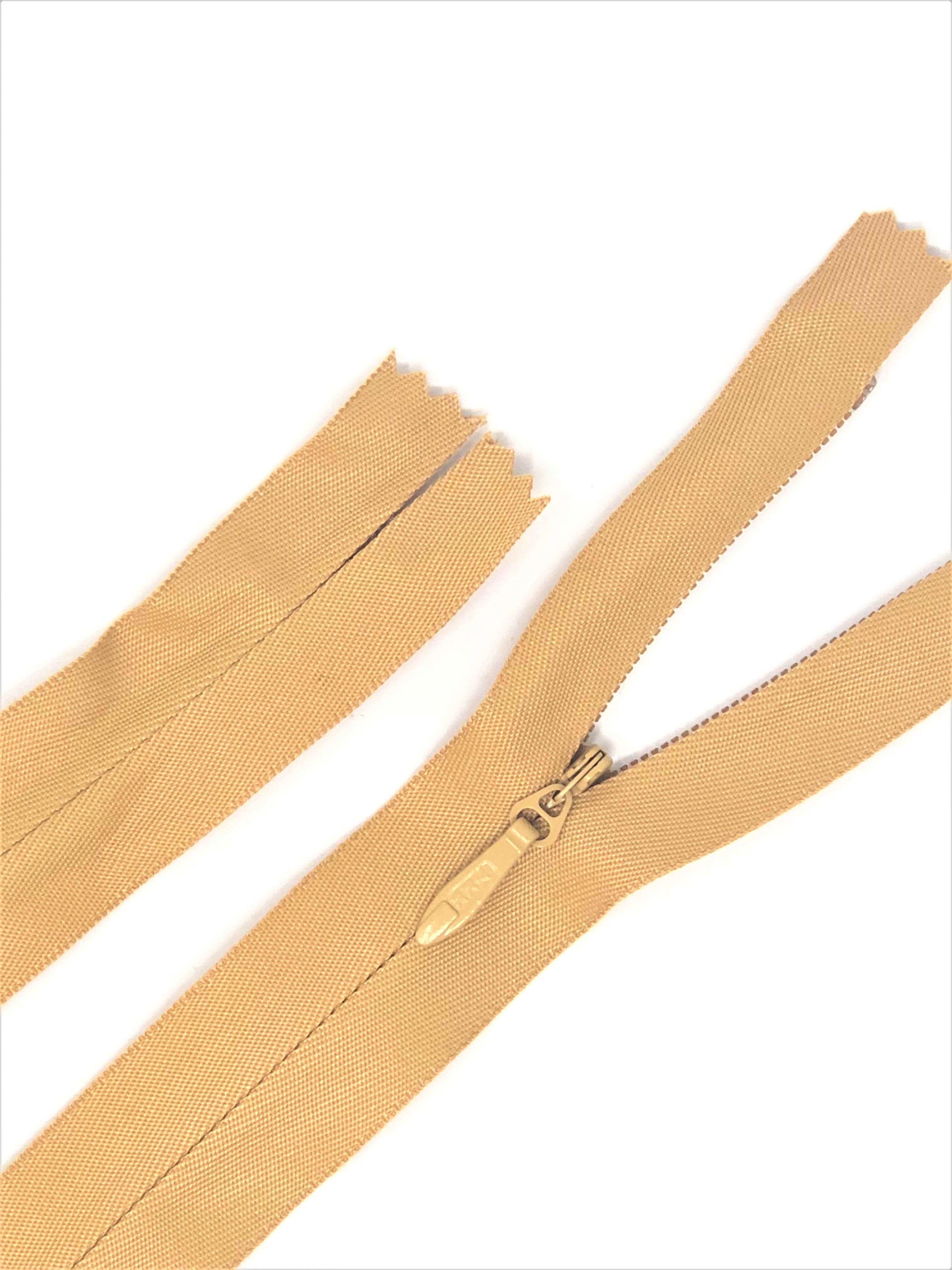 Invisible 5MM Zippers 24 Inches Closed -Choose Color- — ZipUpZipper